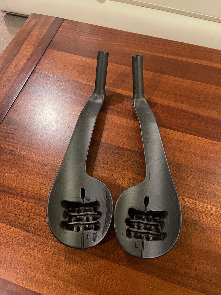 Vision Metron TFE Pro Carbon Aero bar extensions (Size L - 340mm 3.5 ...