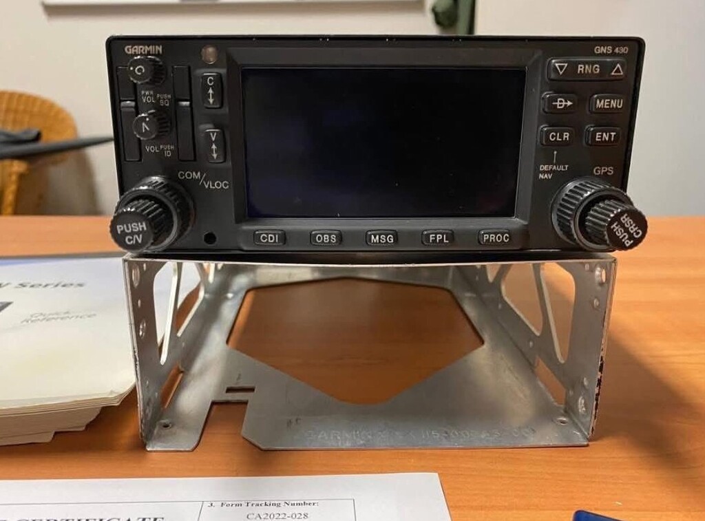 FS: Garmin GNS 430W w/ Fresh 8130-3 - Classifieds - Slowtwitch Forum