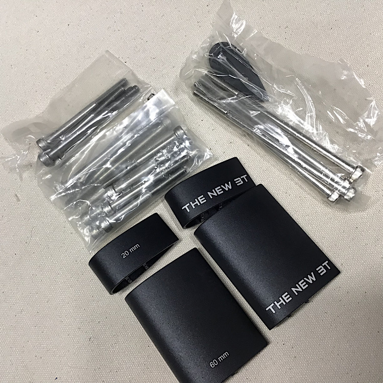 3T Aura-pro Riser Kits (60mm, 20mm, 10mm) - Triathlon Forum ...