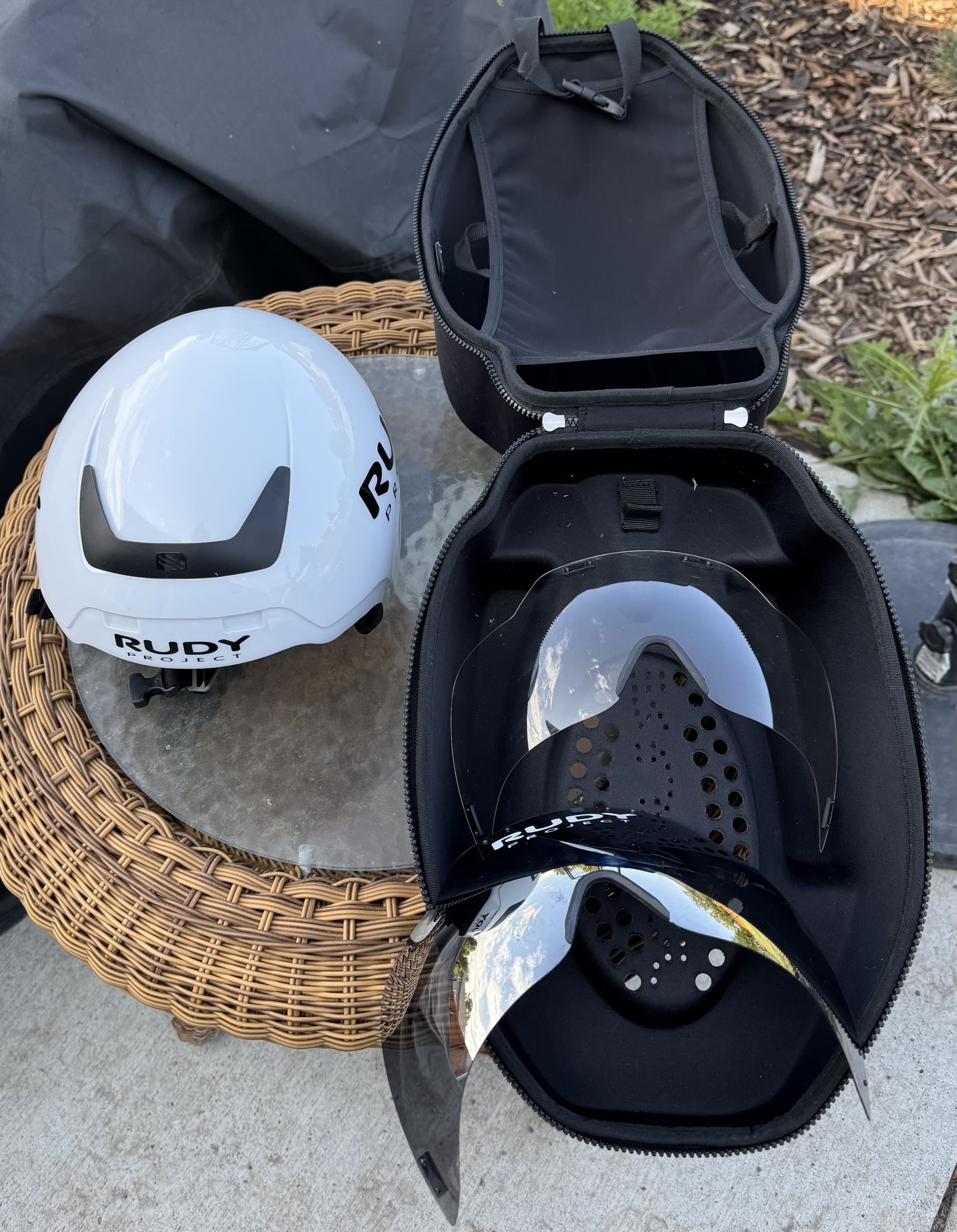 FS: Rudy Project The Wing Helmet + case : L / White/Red - Classifieds ...