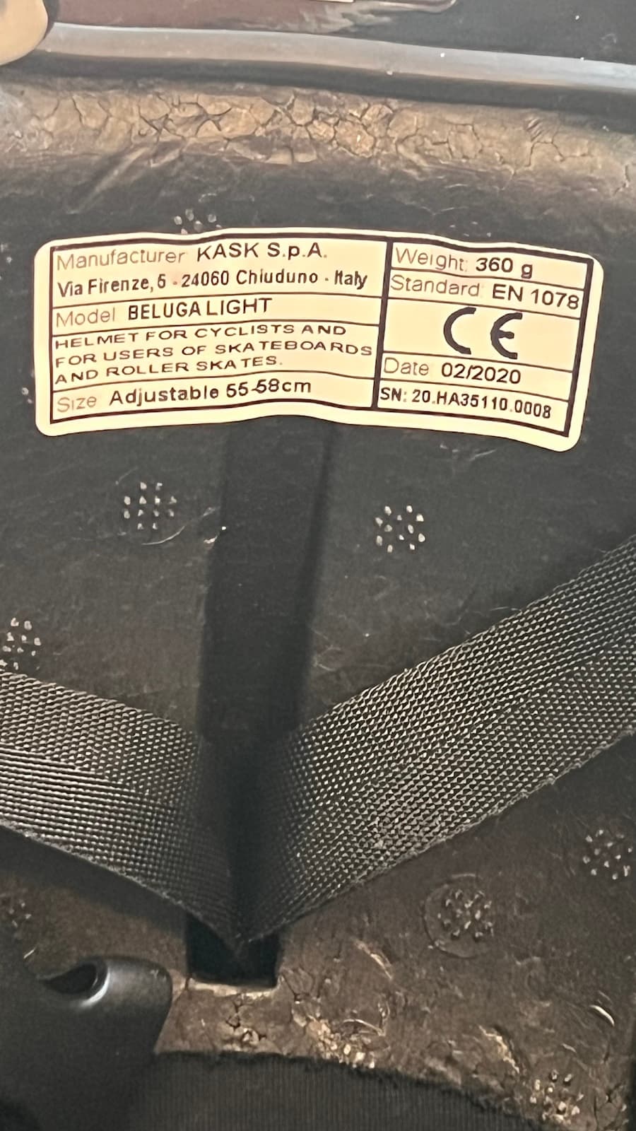 FS: Kask TT Beluga helmet - Team Ineos Carapaz - Classifieds ...