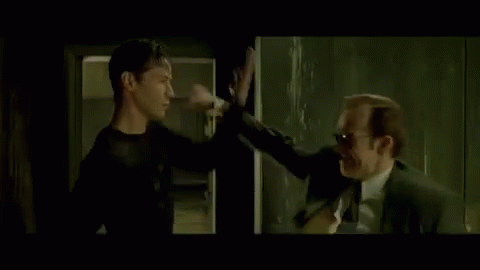 Matrix 2 Fight Gif